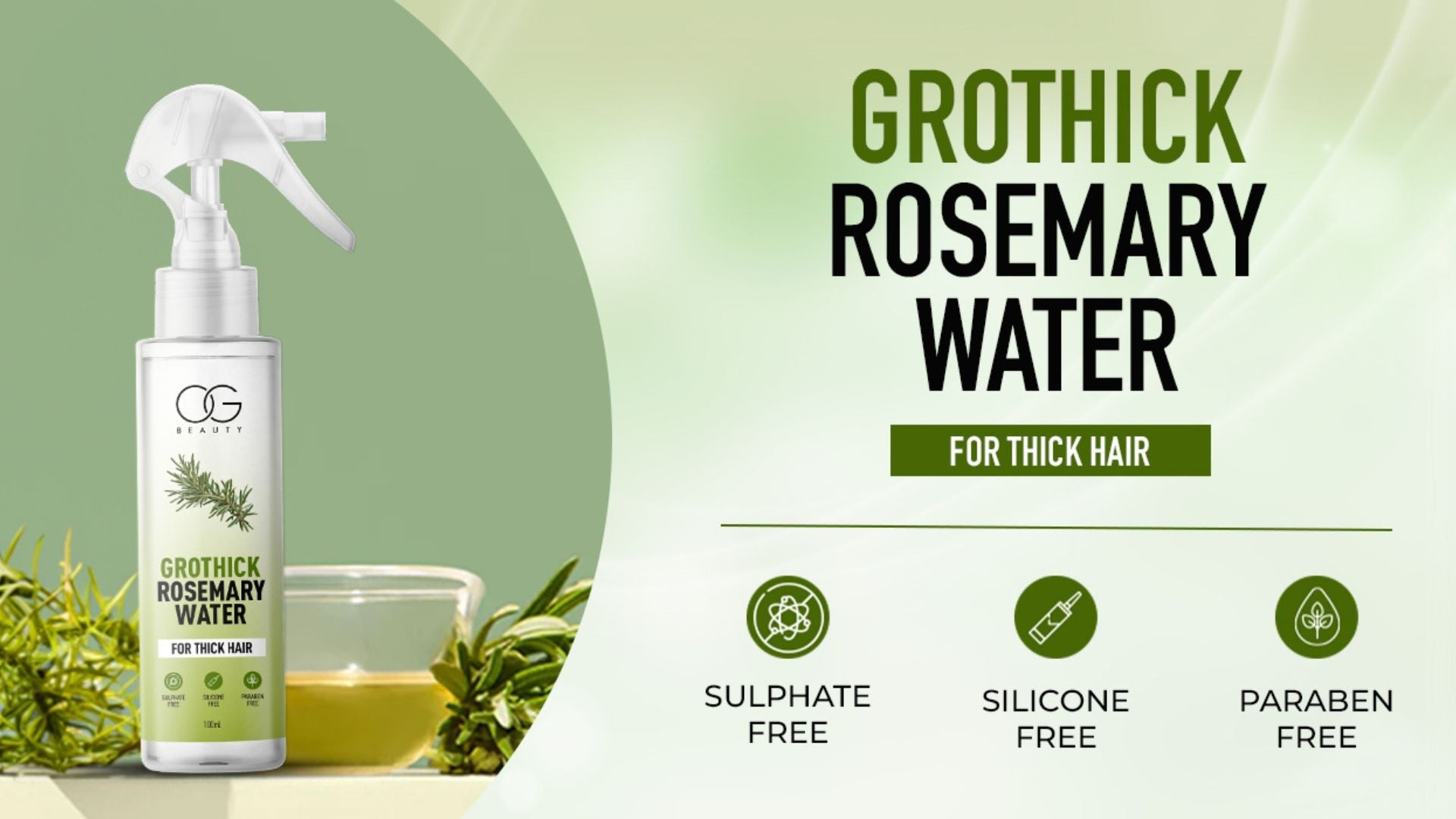 Rosemary Water for Long, Healthy & Voluminous Hair