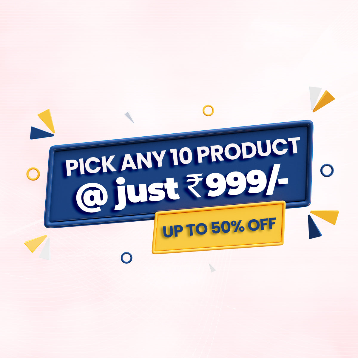 Design Your Own Pack - 10 Products @ 999