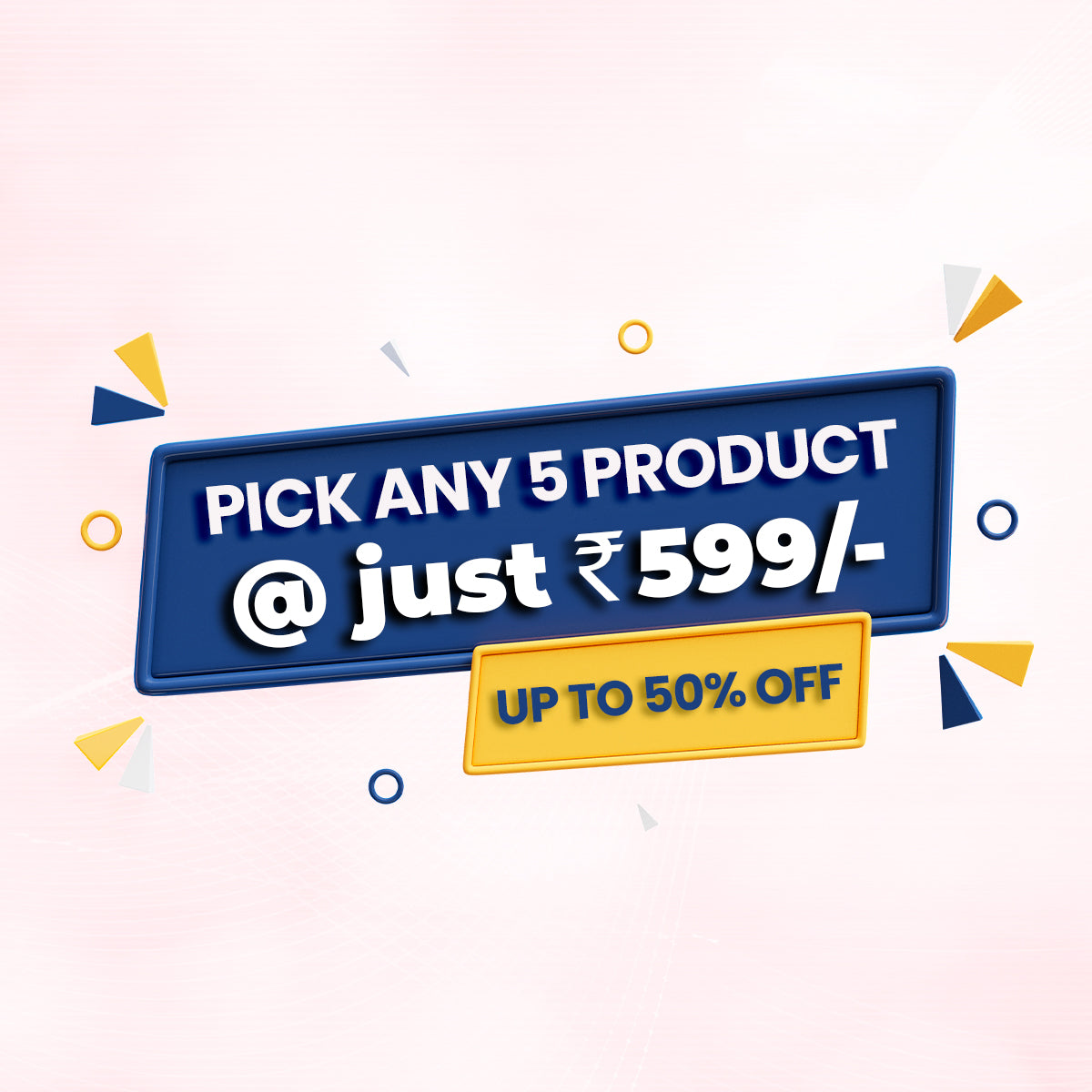 Design Your Own Pack - 5 Products @ 599