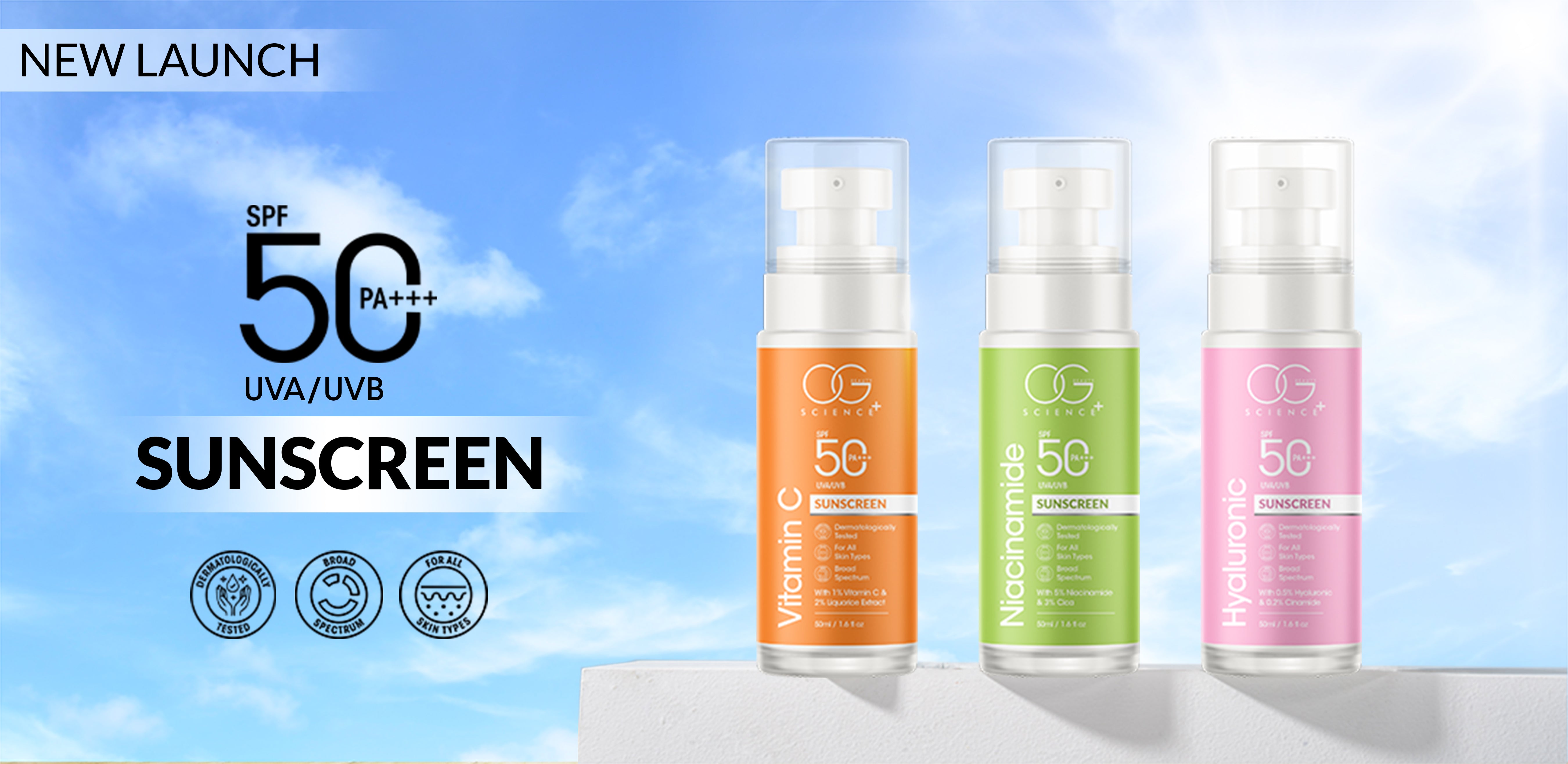 OG BEAUTY SCIENCE SPF 50 Sunscreen