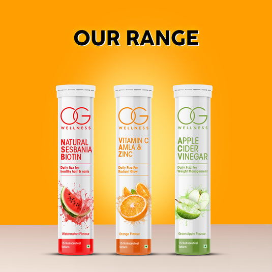 OG Wellness Vitamin C, Amla & Zinc Effervescent Tablets